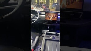중국산 전기 1t트럭 BYD T4K 실내 디자인